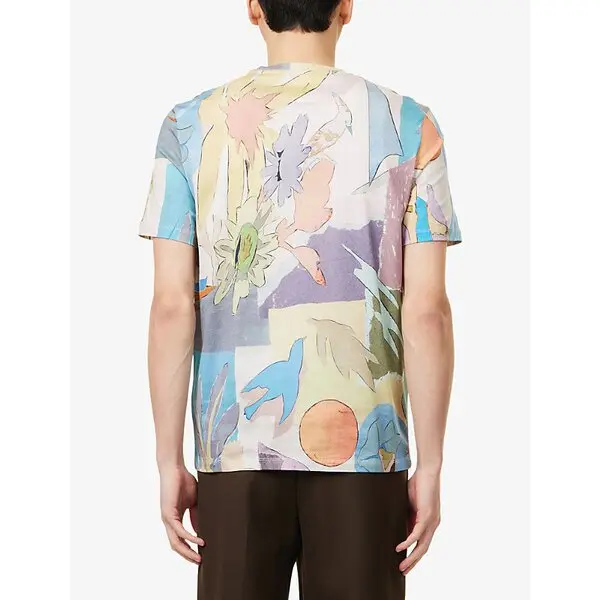Paul Smith Printed Cotton-jersey T-shirt