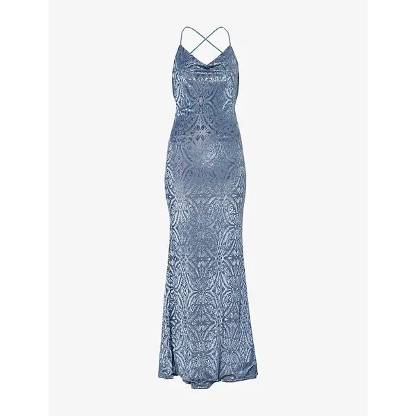 GRACEJACOB Woven Maxi Dress