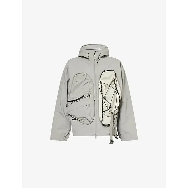 Oakley Woven Backpack Windbreaker Jacket - Cement