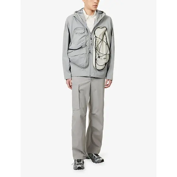 Oakley Woven Backpack Windbreaker Jacket - Cement