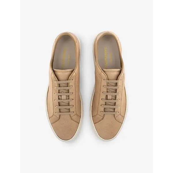 COMMON PROJECTS Achilles Premium Suede Trainers - Tan Leather