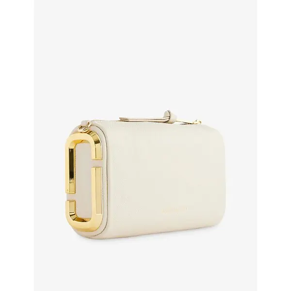 Marc Jacobs Snapshot Leather Shoulder Bag - Cloud White