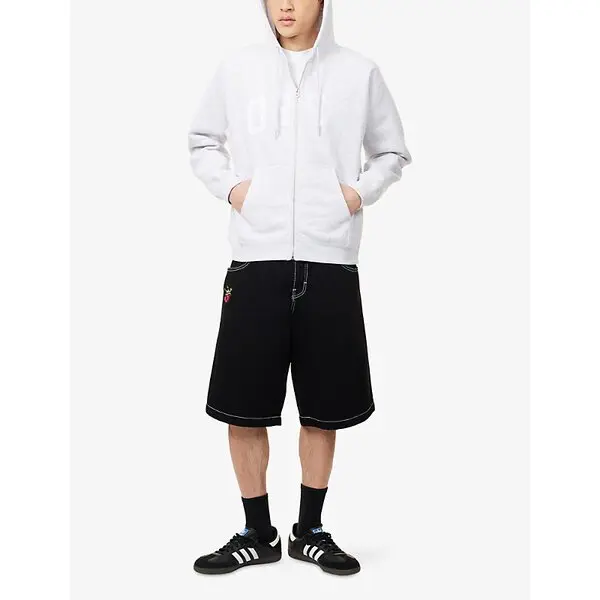 Obey Collegiate Zip Cotton-jersey Hoody
