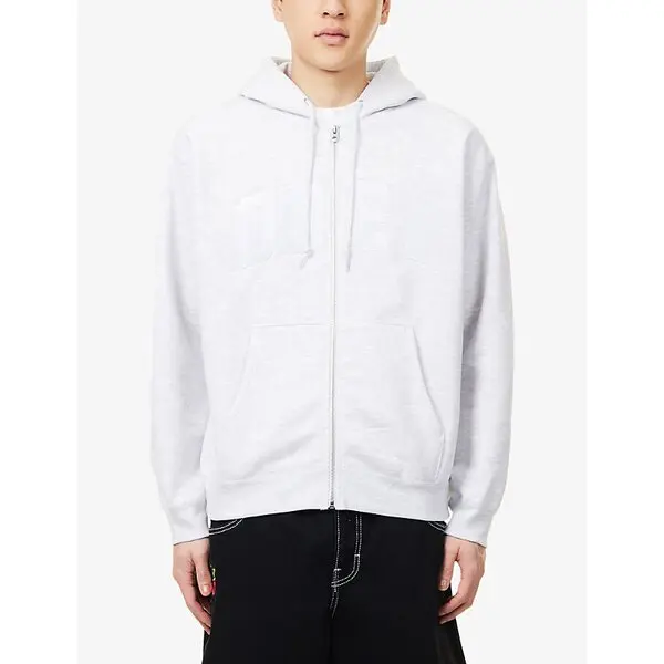 Obey Collegiate Zip Cotton-jersey Hoody