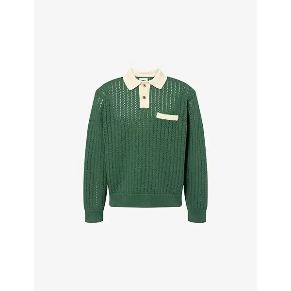 Obey Jasper Cotton-blend Polo Knitted Sweater