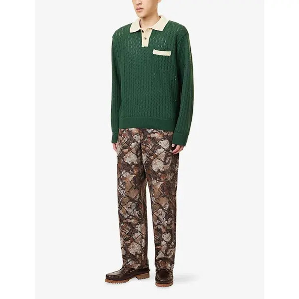 Obey Jasper Cotton-blend Polo Knitted Sweater