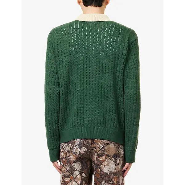 Obey Jasper Cotton-blend Polo Knitted Sweater