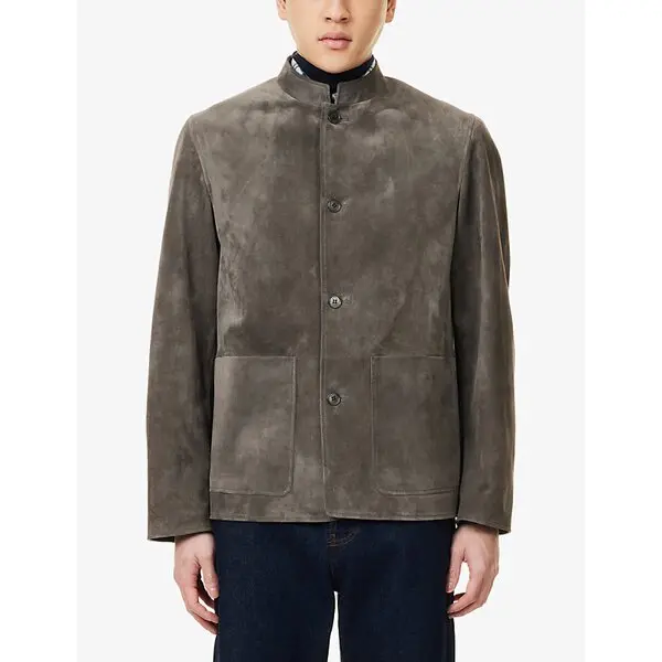 Dunhill Suede Driving Jacket
