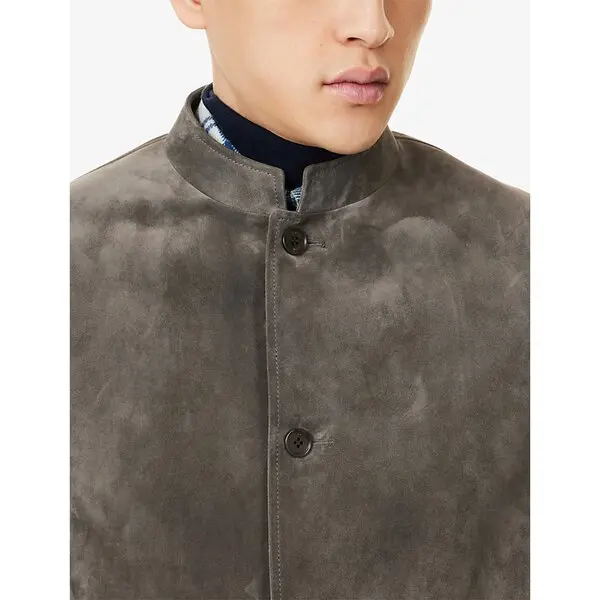Dunhill Suede Driving Jacket