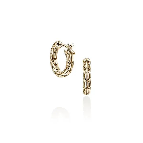 John Hardy Jh Essential Hoop Earrings 14mm
