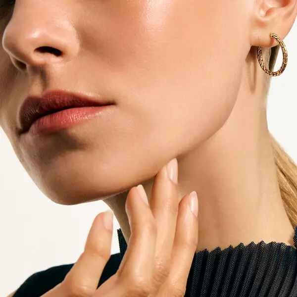 John Hardy Jh Essential Hoop Earrings