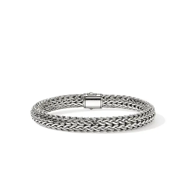 John Hardy Icon Chain Bracelet With Black Sapphire Clasp