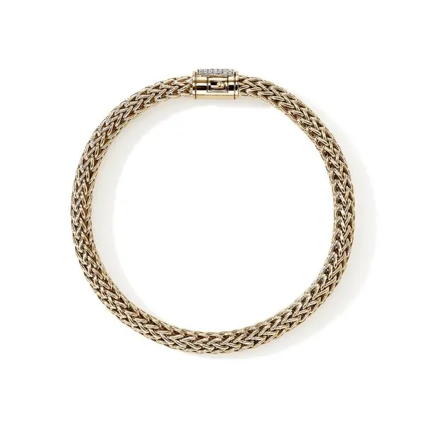 John Hardy Icon Chain Bracelet With Diamond Clasp