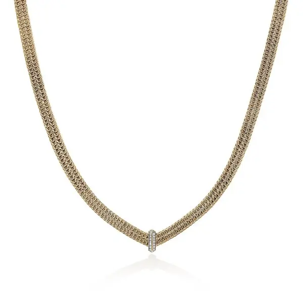 John Hardy Icon Link Diamond Necklace, 6mm - Gold