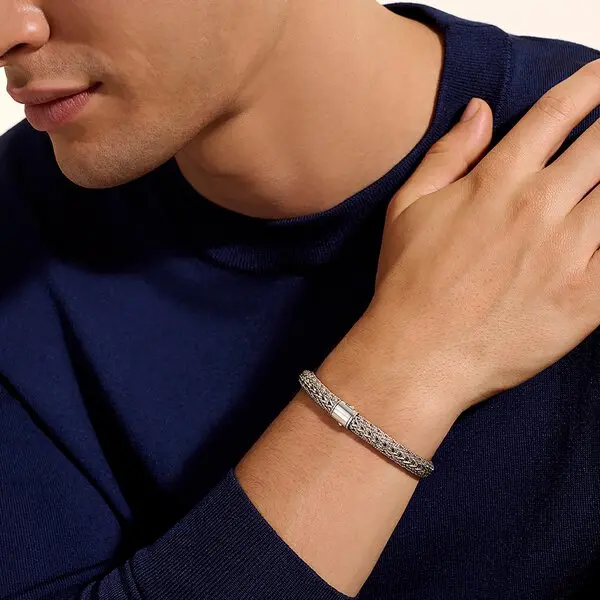 John Hardy Icon Chain Reversible Bracelet - Sterling Silver
