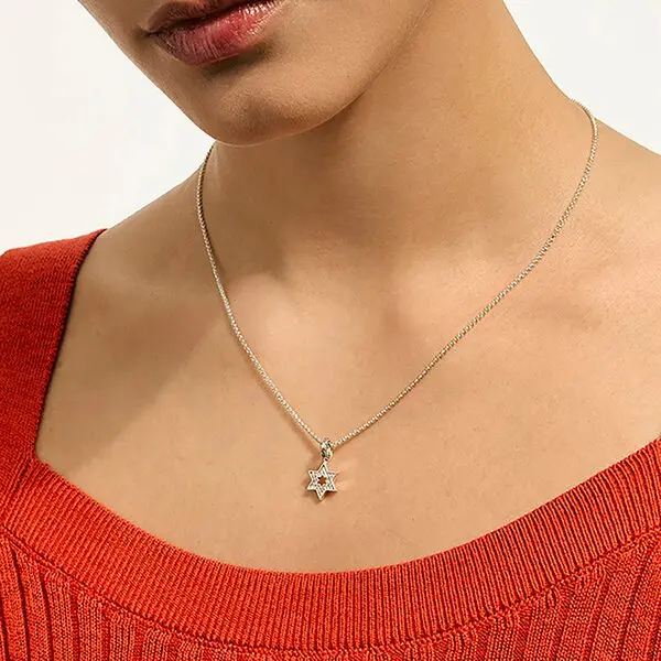 John Hardy Jh Essential Star Of David Diamond Necklace