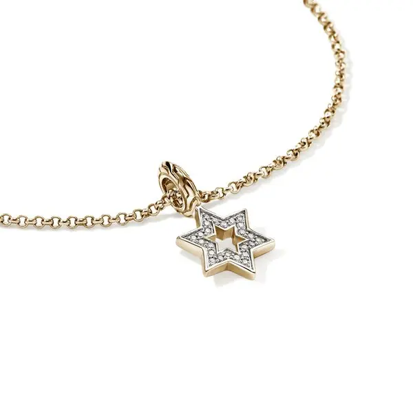 John Hardy Jh Essential Star Of David Diamond Necklace