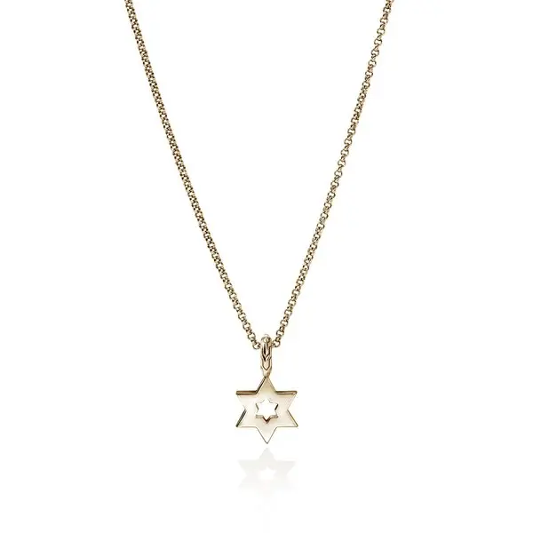 John Hardy Jh Essential Star Of David Diamond Necklace