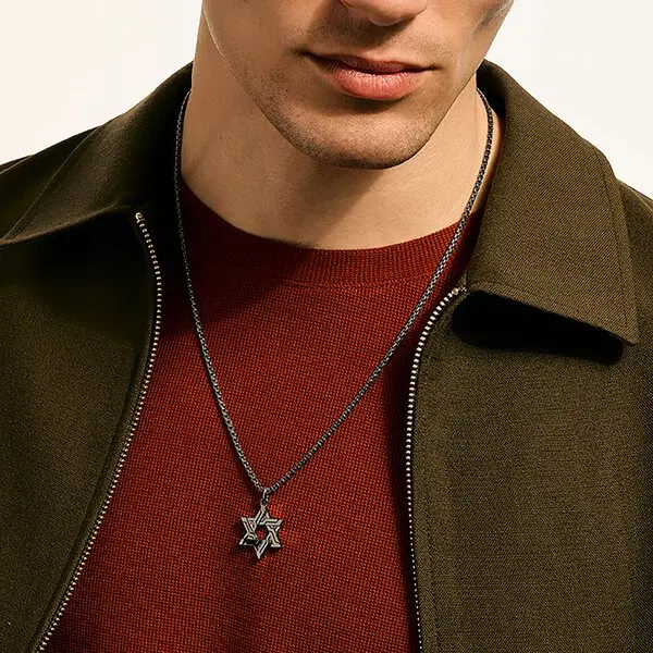 John Hardy Icon Star Of David Pendant Necklace