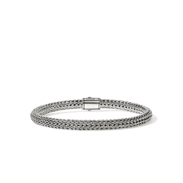 John Hardy Icon Chain Bracelet With Sapphire Clasp - Sterling Silver