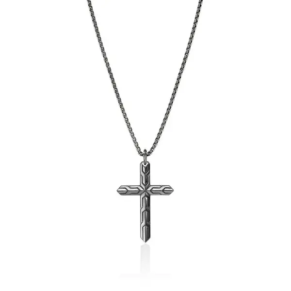 John Hardy Icon Cross Pendant Necklace - Silver