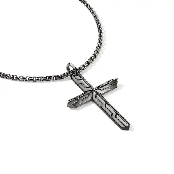 John Hardy Icon Cross Pendant Necklace - Silver
