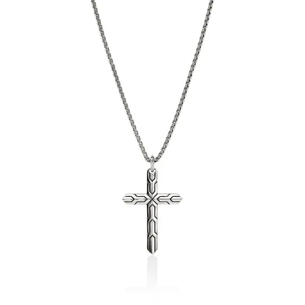 John Hardy Icon Cross Pendant Necklace - Sterling Silver