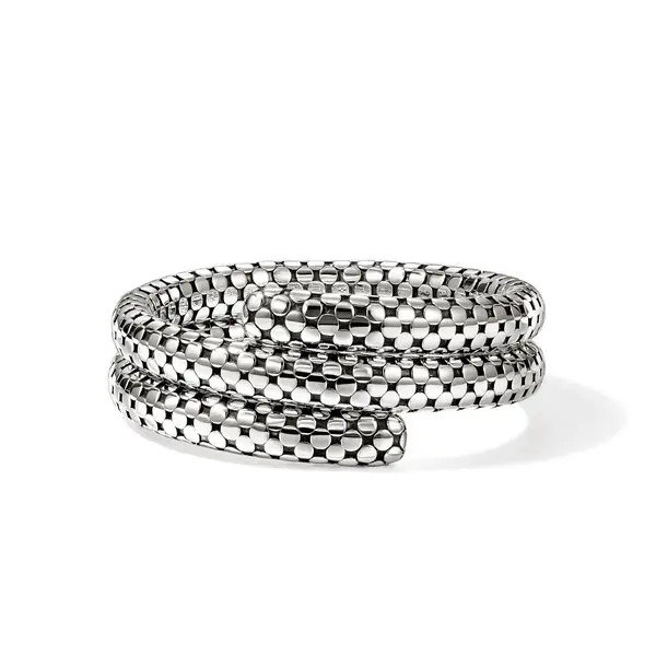 John Hardy Dot Coil Cuff Bracelet - Sterling Silver