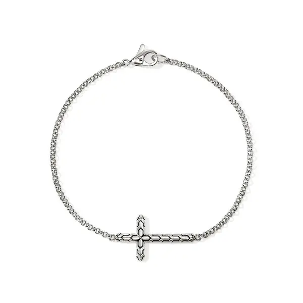 John Hardy Essential Cross Bracelet - Sterling Silver