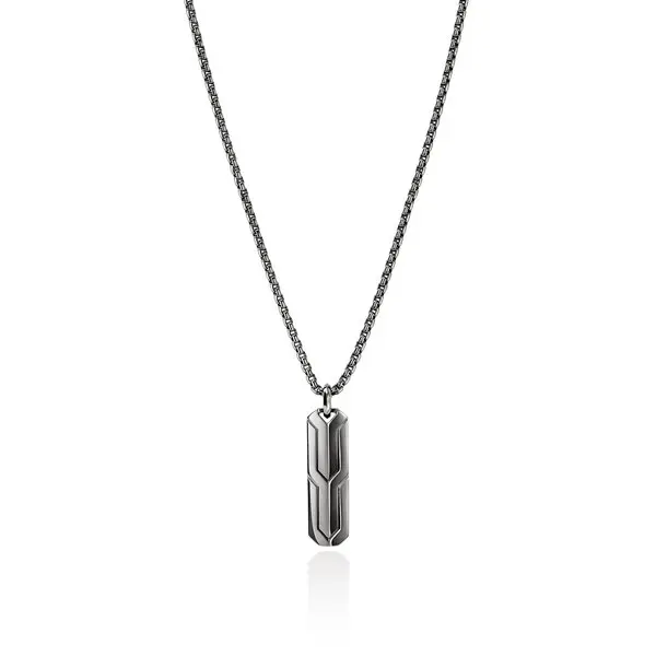 John Hardy Icon Tag Pendant Necklace - Silver