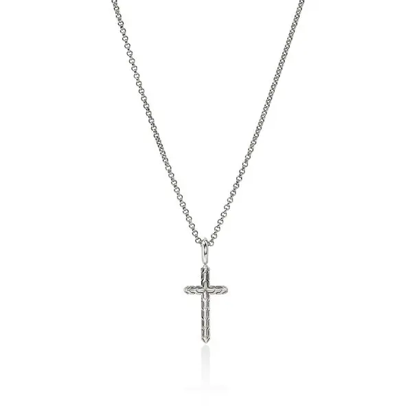 John Hardy Jh Essential Cross Pendant Necklace - Sterling Silver