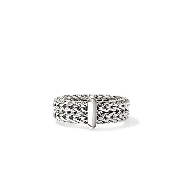 John Hardy Icon Link Bar Ring - Sterling Silver