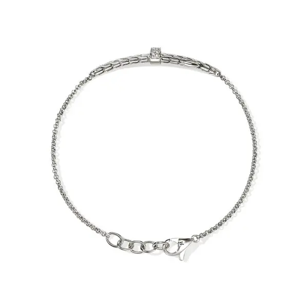 John Hardy Spear Station Bracelet With Diamonds