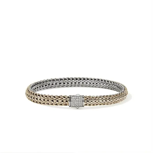 John Hardy Icon Reversible Bracelet With Diamonds - Sterling Silver