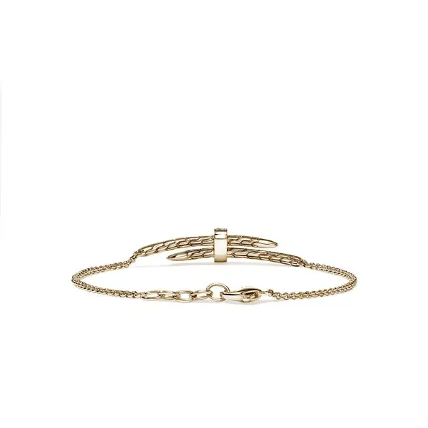 John Hardy Spear Station Bracelet With Diamonds