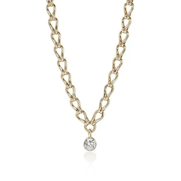 John Hardy Jh Lovestruck™ Link Necklace Diamond 4.0tcw - Gold