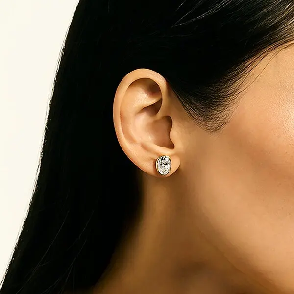 John Hardy Jh Lovestruck™ Stud Earrings With Diamonds - Gold