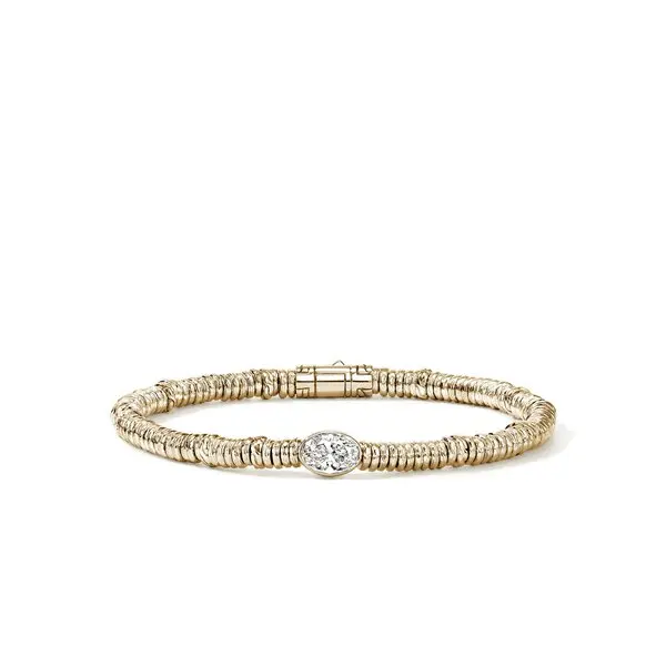 John Hardy Jh Lovestruck™ Diamond Heishi Bracelet - Gold