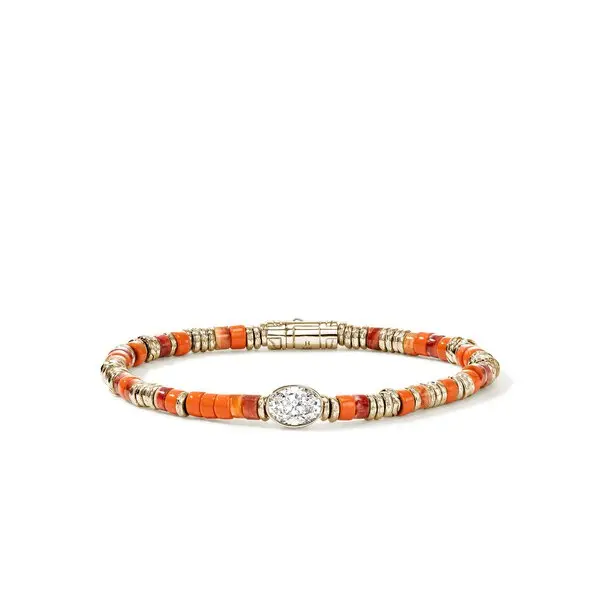 John Hardy Jh Lovestruck™ Heishi Bracelet - Sterling Silver