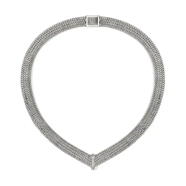 John Hardy Icon Link Necklace With Diamonds, 12mm
