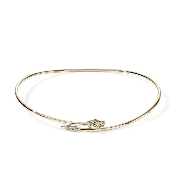 John Hardy Naga Diamond Choker - Gold