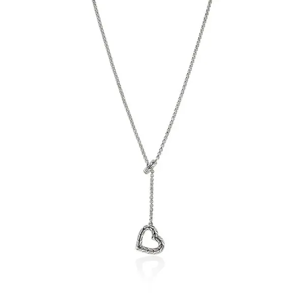 John Hardy Jh Essential Heart Lariat Necklace