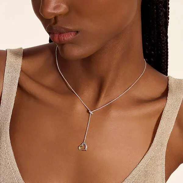 John Hardy Jh Essential Heart Lariat Necklace