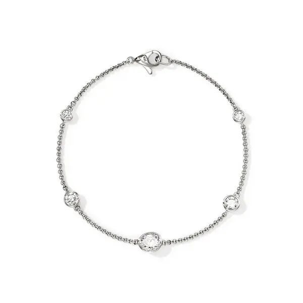 John Hardy Jh Lovestruck™ Station Diamond Bracelet - Sterling Silver