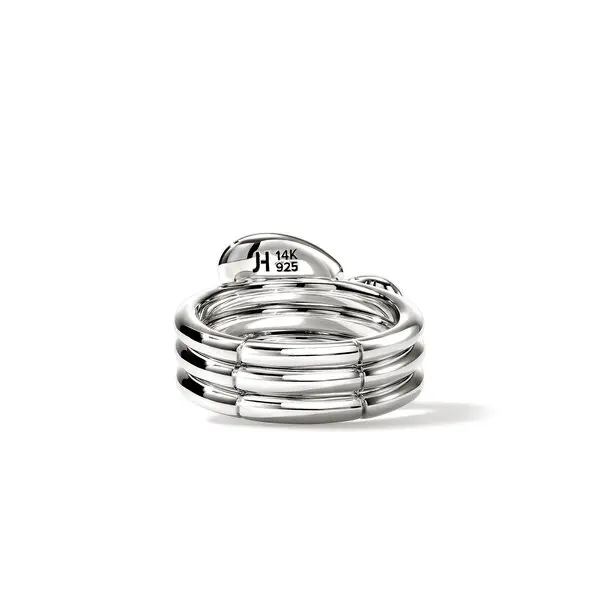 John Hardy Pebble Stacking Ring Trio - Sterling Silver