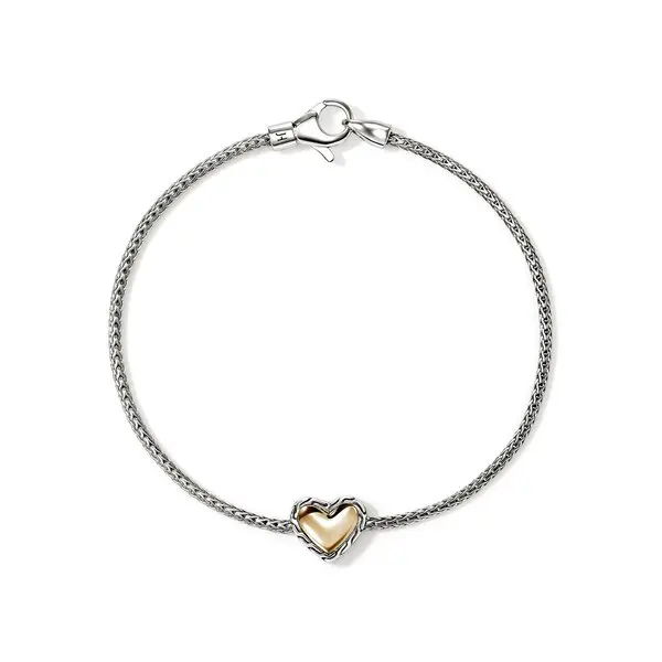 John Hardy Jh Essential Heart Bracelet - Sterling Silver
