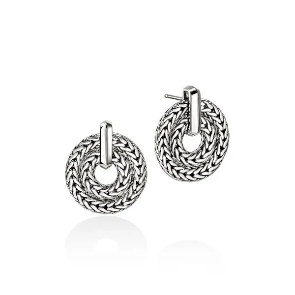 John Hardy Icon Link 22mm Earrings - Sterling Silver