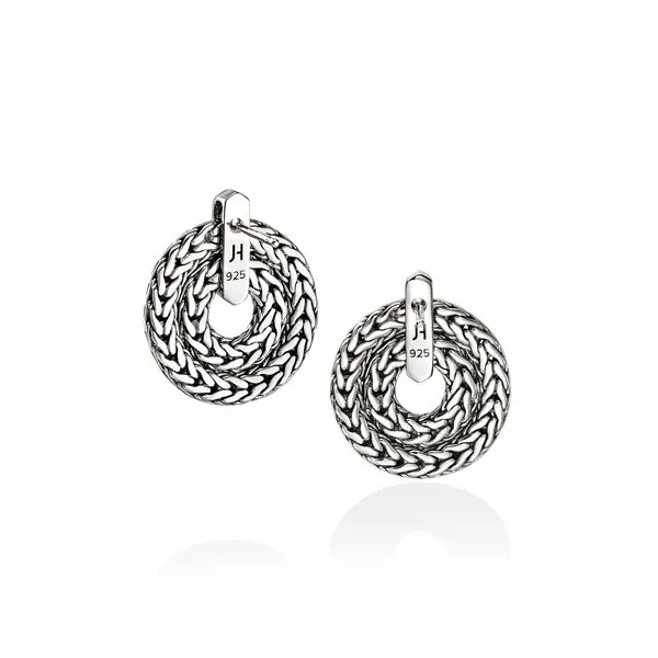 John Hardy Icon Link 22mm Earrings - Sterling Silver