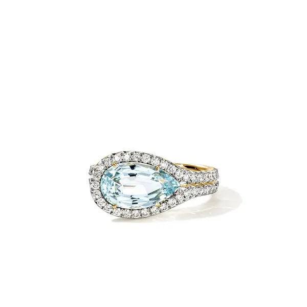 John Hardy Artisan Series Surf Cocktail Ring - White Diamond