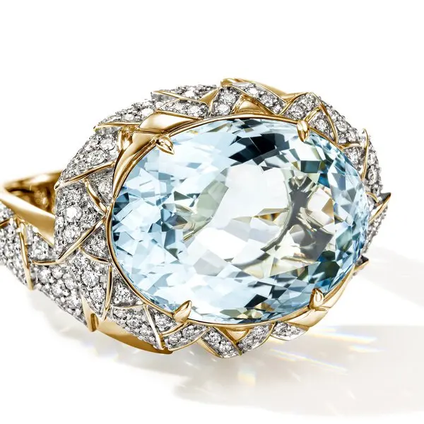 John Hardy Artisan Series Naga Cocktail Ring